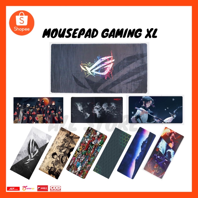 Jual (PROMO) Gaming Mousepad Mouse Pad Alas Mouse Ukuran Besar Berbagai ...