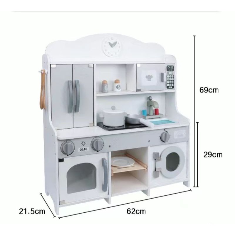 Jual Wooden toys kitchen set | Shopee Indonesia