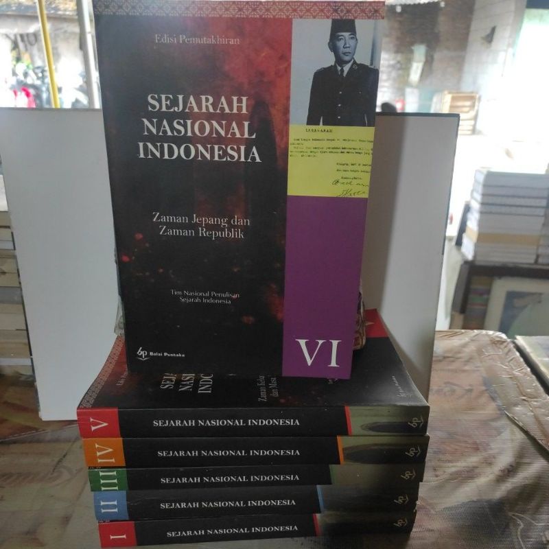 Jual Buku Sejarah Nasional Indonesia SNI Edisi Pemutakhiran jilid, ,1,2 ...