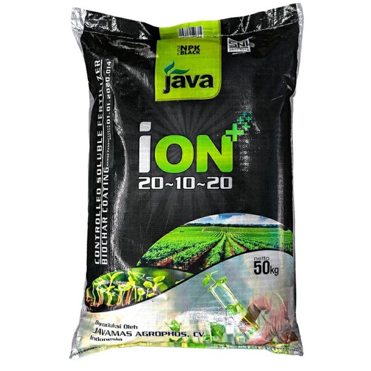 Jual PUPUK NPK JAVA ION BLACK 20-10-20 REPACK 5 KG ORIGINAL PABRIK ...