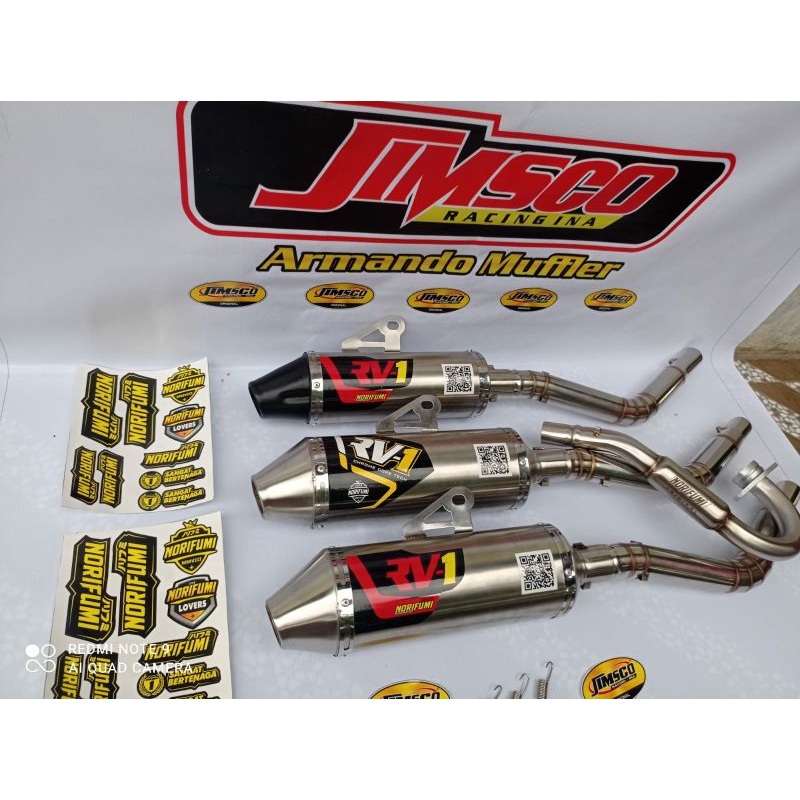 Jual Knalpot Norifumi RV1 N4 CRF 150 KLX D-Tracker 150 WR 155 Viar ...