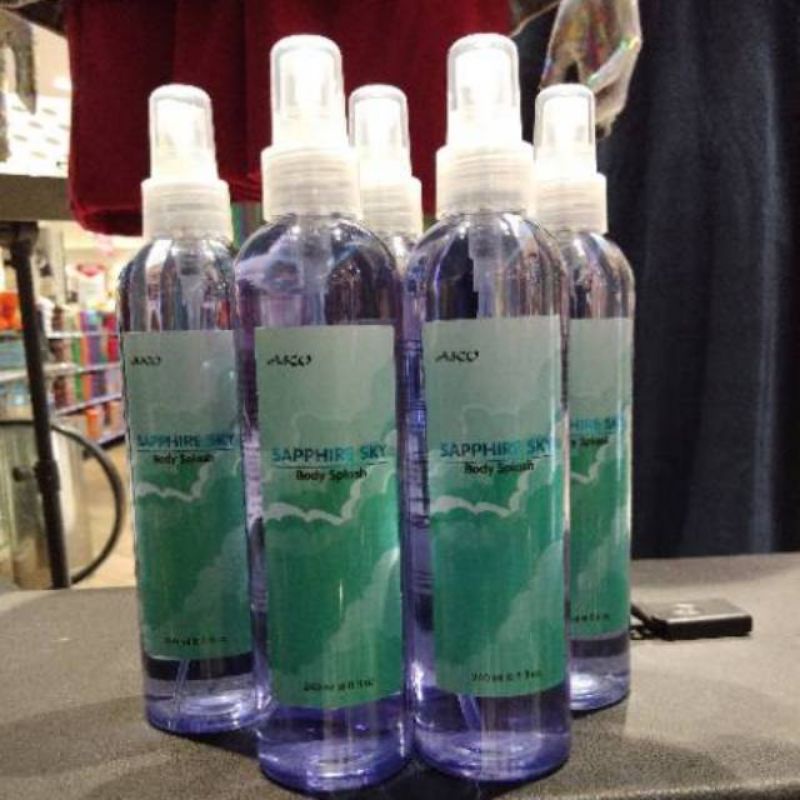 Jual Asco Body Splash / Sapphire Sky 240ml / Asco Body Mist | Shopee ...