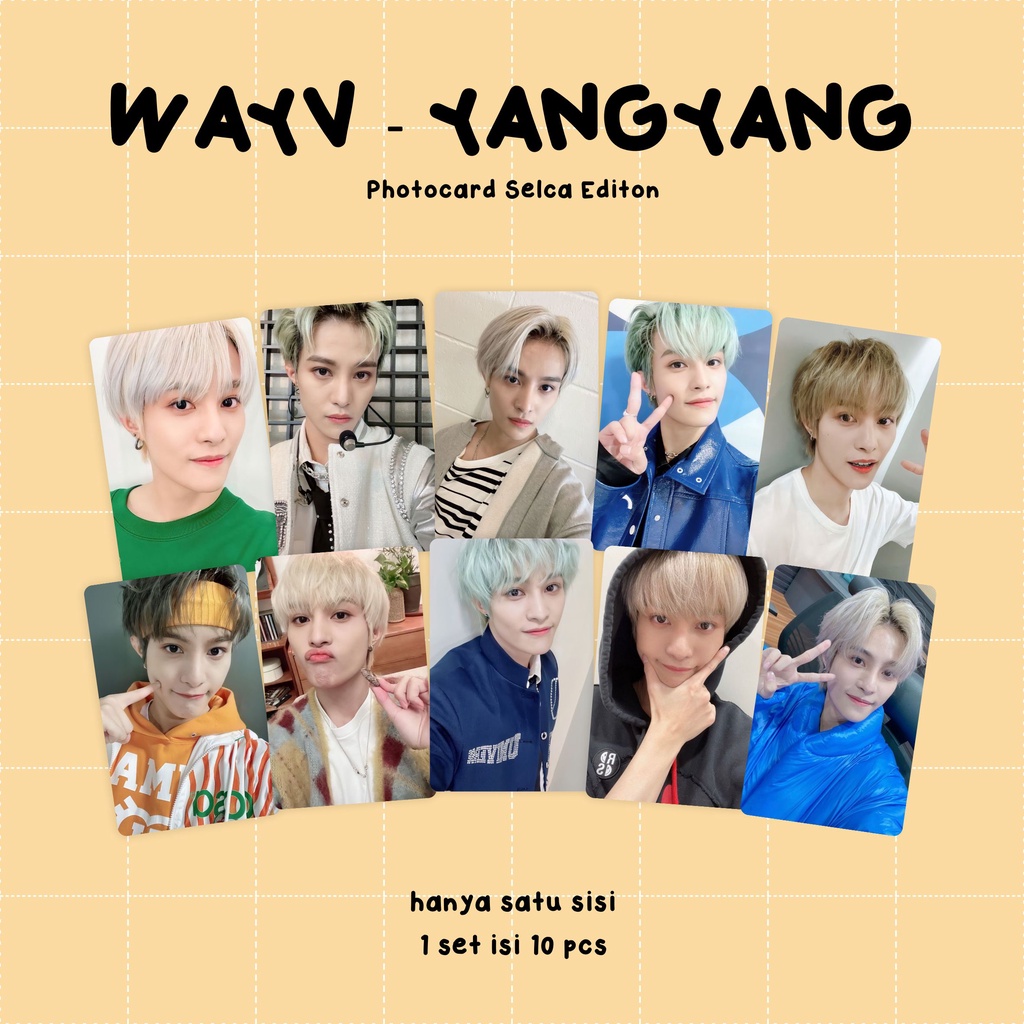 Jual [SET] Photocard WayV Selca Edition | Shopee Indonesia