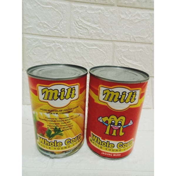 Jual Whole Young Corn Mili 400g | Shopee Indonesia
