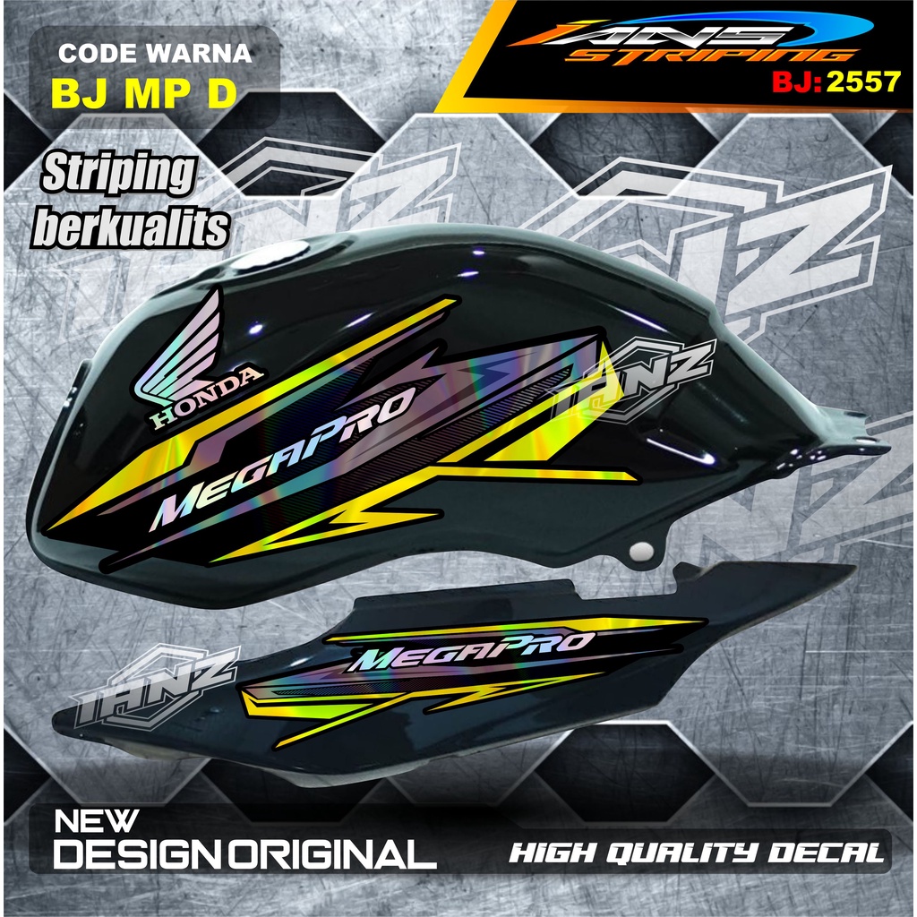 Jual COSTUM STRIPING MEGAPRO PRIMUS VARIASI HOLOGRAM / STRIPING CUSTOM ...