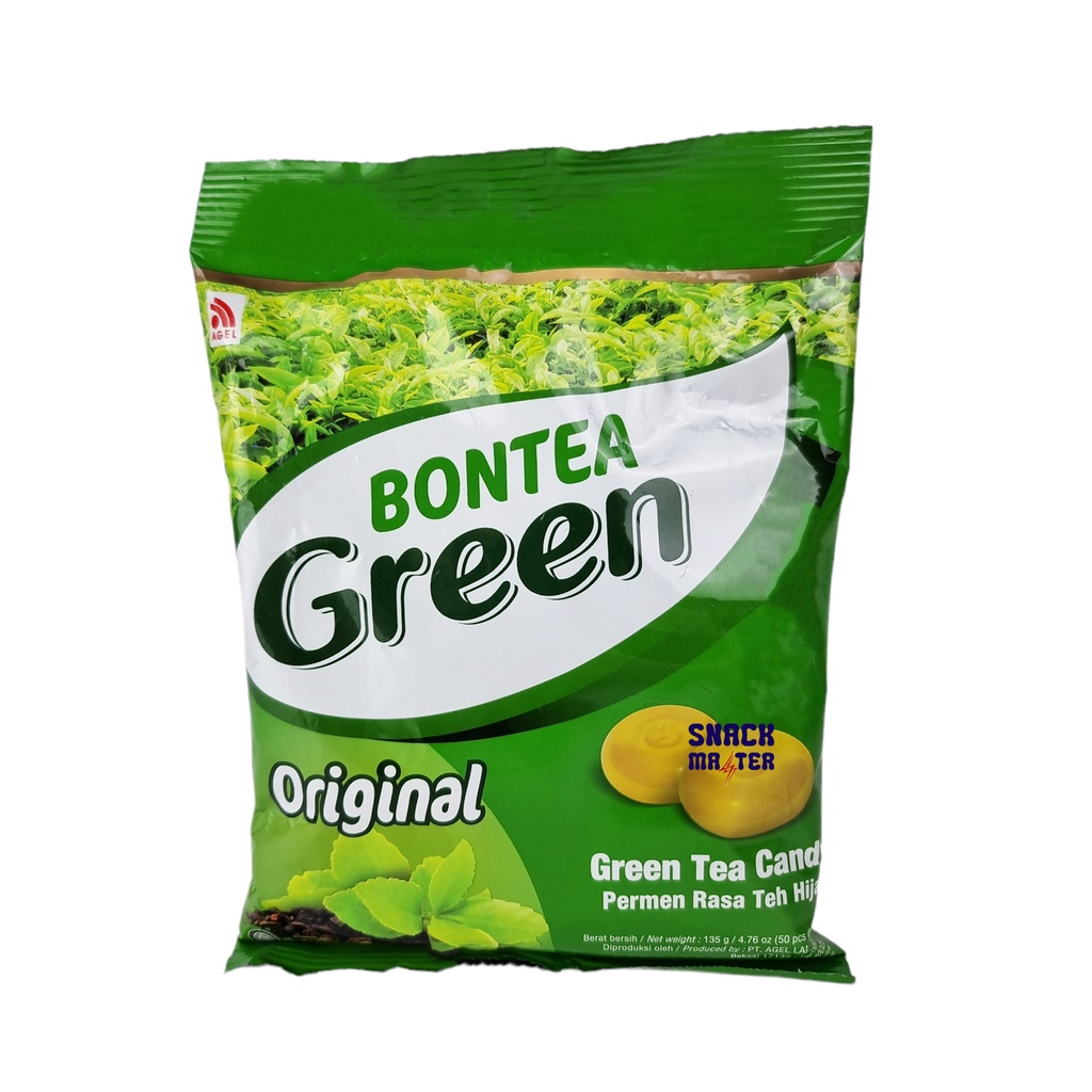 Jual Permen Bontea Green - Netto 135gr ( 50pcs @2.7gr ) | Shopee Indonesia