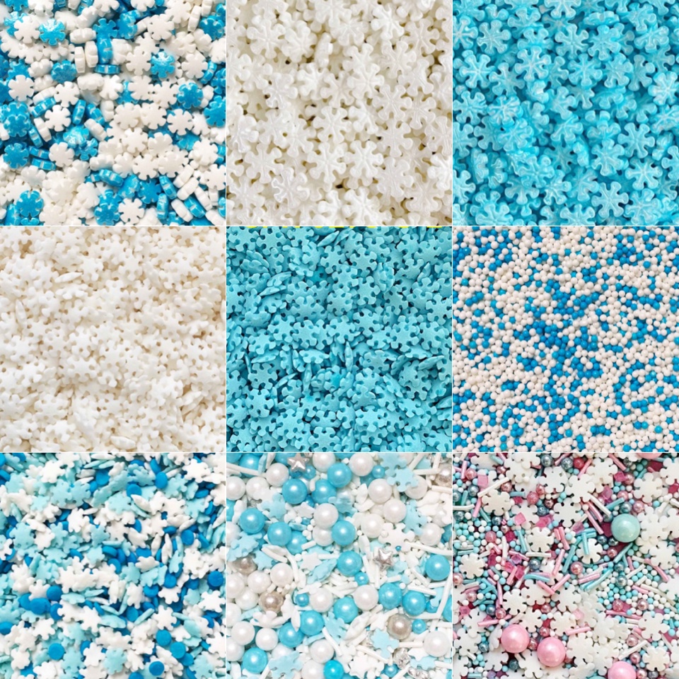 Jual Sprinkle kue edible snow salju frozen 15gr | Shopee Indonesia