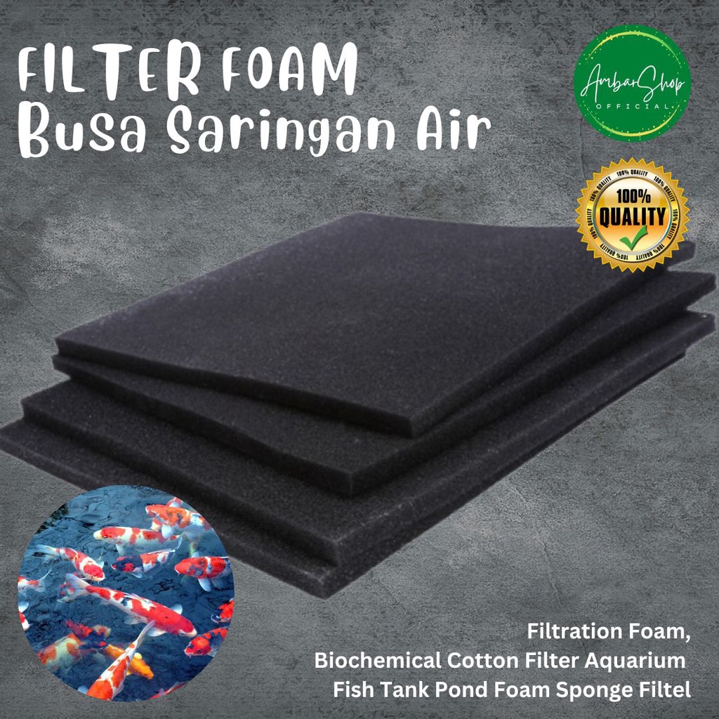 Jual Busa Filter 200x100x2cm / Bio Media Foam / Saringan air kolam ikan ...
