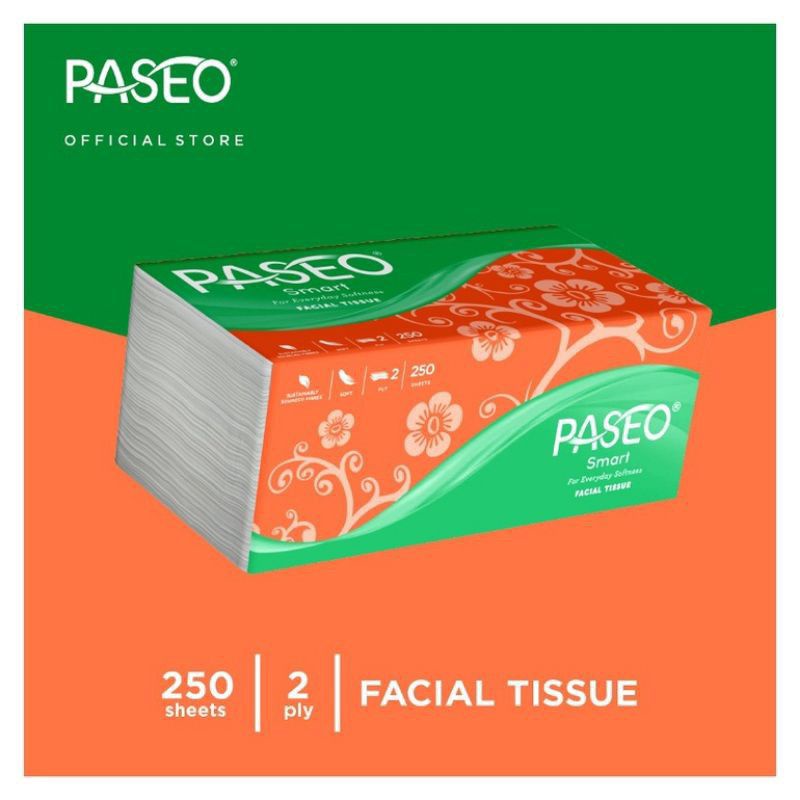 Jual PASEO Smart Facial Tissue 250 Sheet 2ply | Shopee Indonesia