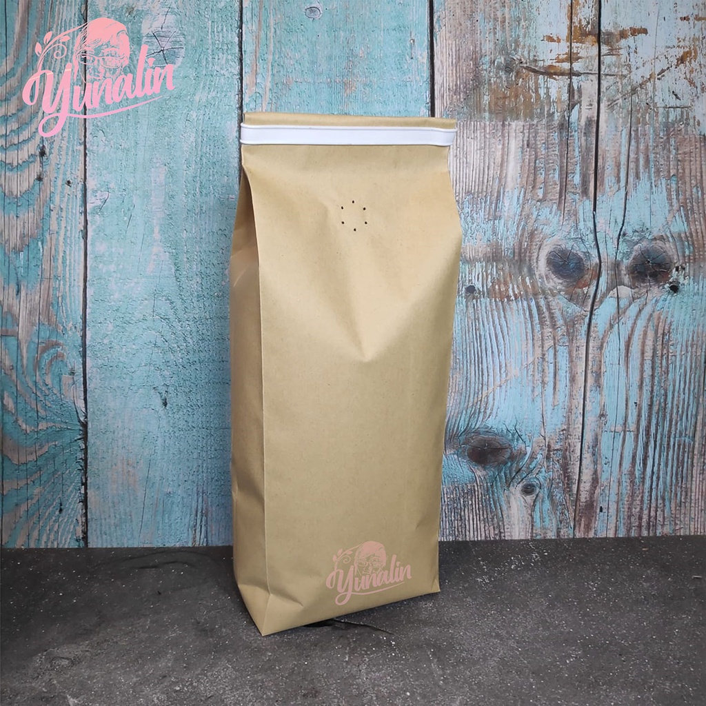 Jual Kemasan Gusset 500 GR Papercraft Coklat Centerseal | Kemasan ...