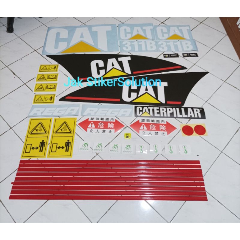 Jual Stiker Excavator Cat 311B Rega Sticker Alat Berat | Shopee Indonesia