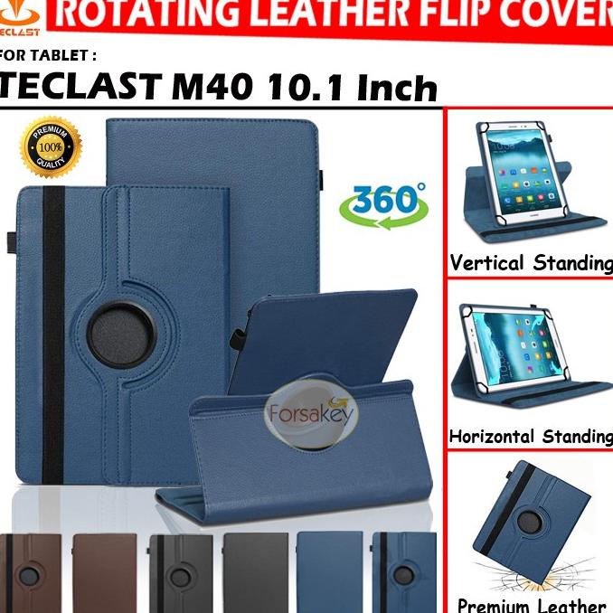 Jual Teclast M40 Tablet Android 10 Inch Rotate Flip Book Cover Case ...