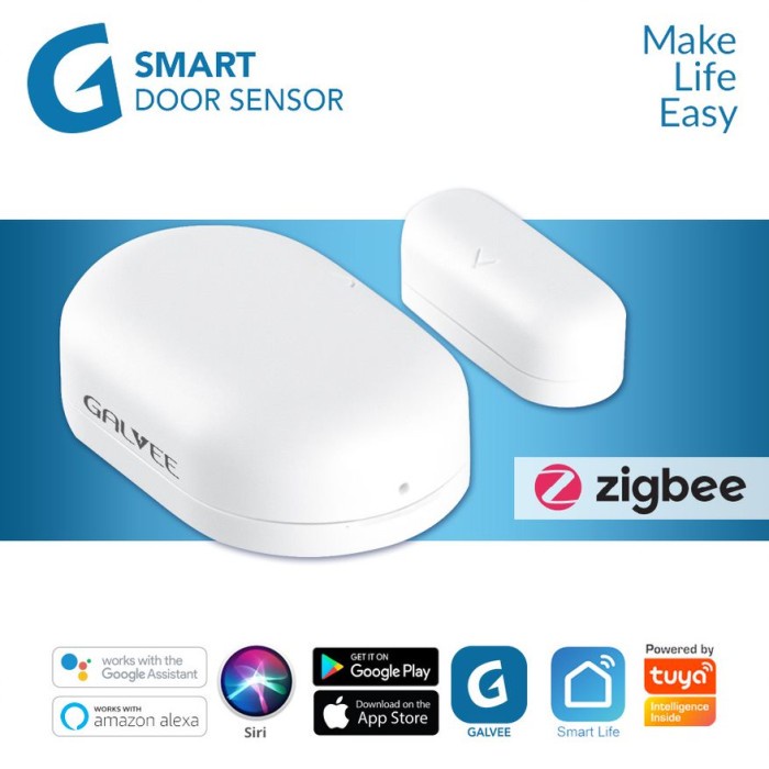 Jual Galvee Smart Zigbee Door / Window Sensor Smart Home Wireless | Shopee Indonesia