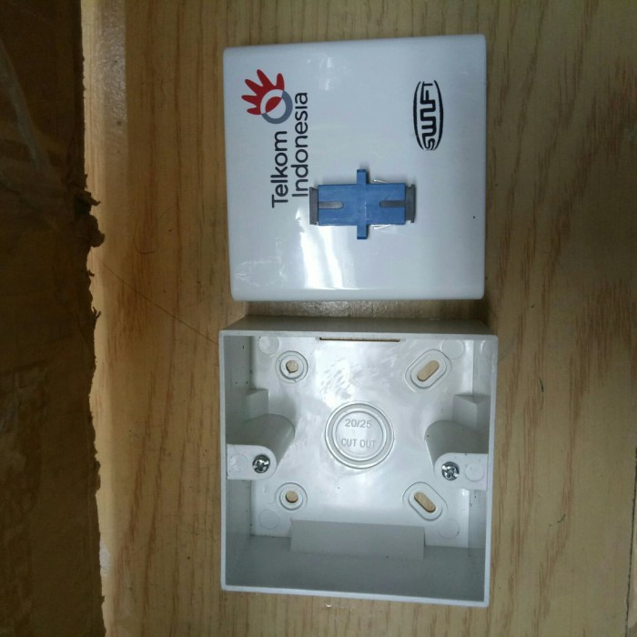 Jual Gaya Roset Optik 1 Core Sc Lengkap Outbow Dus Dan Adapter Hemat ...