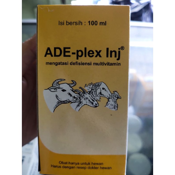 Jual ADE-plek inj 100ml/ mengatasi defisiensi multivitamin/ medion # ...