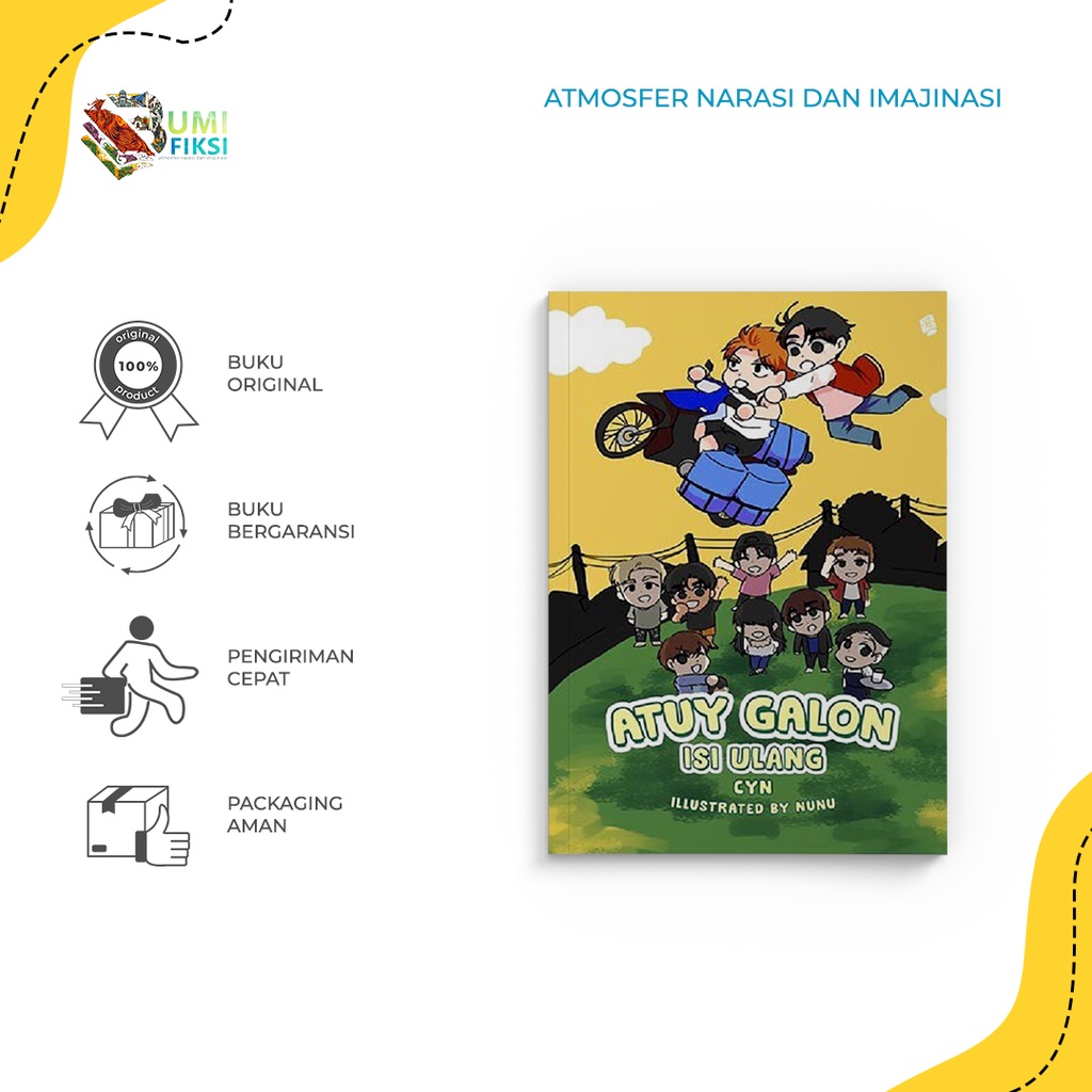 Jual Buku Komik Atuy Galon Isi Ulang - Bukune - Cyn - Bumi Fiksi ...