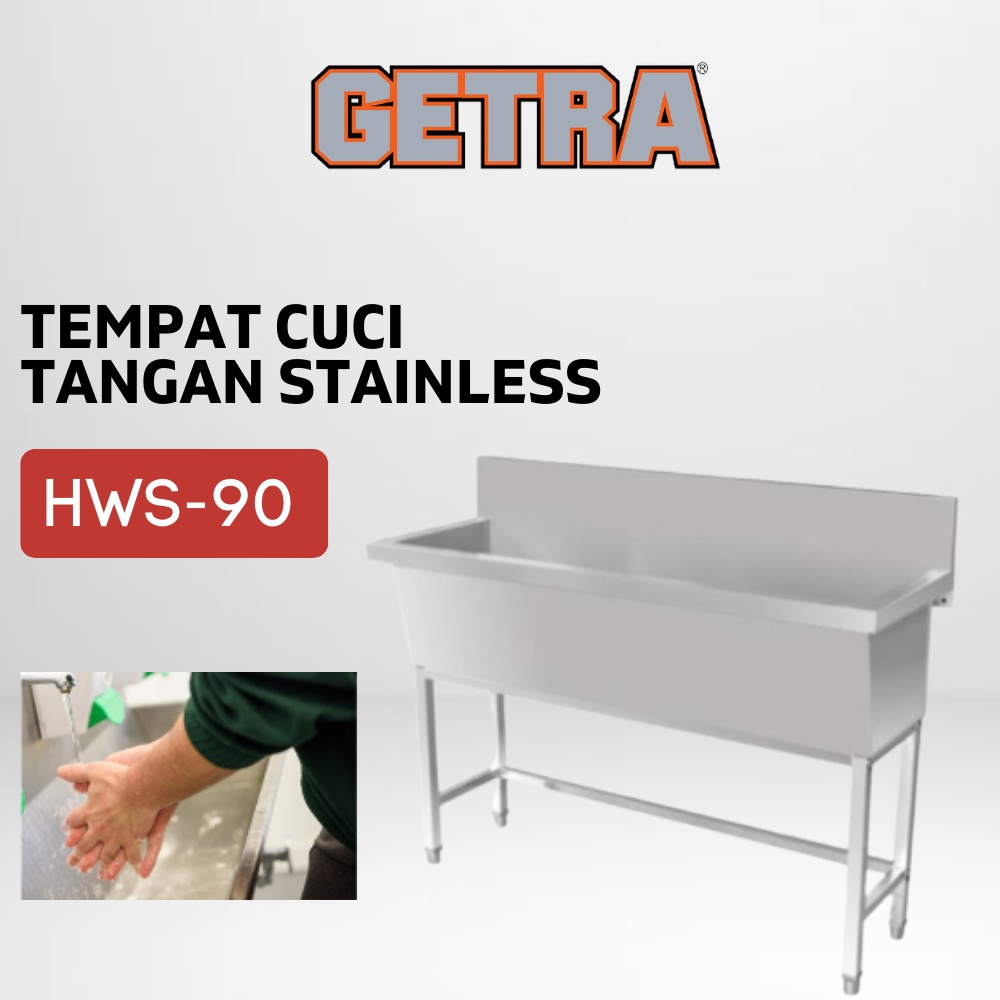 Jual HAND WASH SINK WASTAFEL GETRA HWS-90 TEMPAT CUCI TANGAN STAINLESS ...
