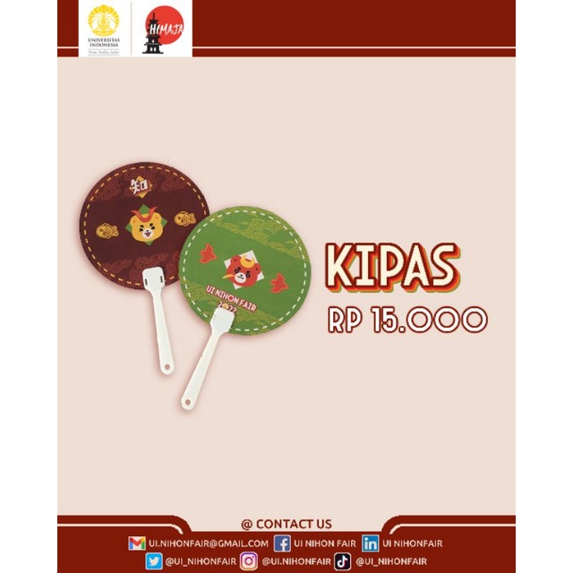Jual [PRE-ORDER] Kipas Uchiwa Akasuke dan Kisuke - Official Merchandise ...