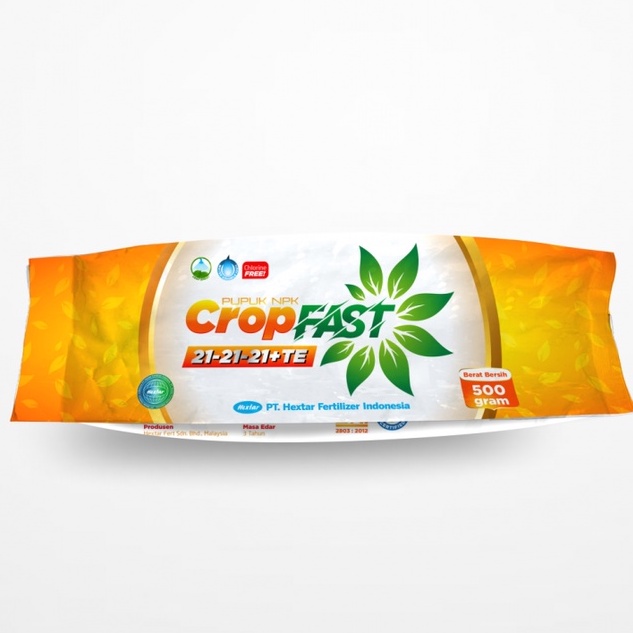 Jual PUPUK NPK CROPFAST 21-21-21 + TE - 500 GRAM | Shopee Indonesia