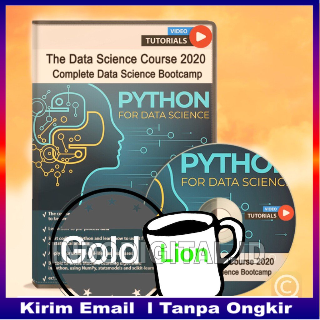 Jual TUTORIAL DATA SCIENCE COURSE: COMPLETE DATA SCIENCE BOOTCAMP ...