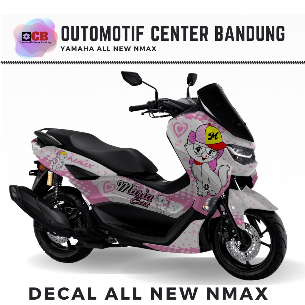 Jual DECAL NMAX 2020 2021 2022 NEW - STIKER FULL BLOK MARIA CAT STIKER ...