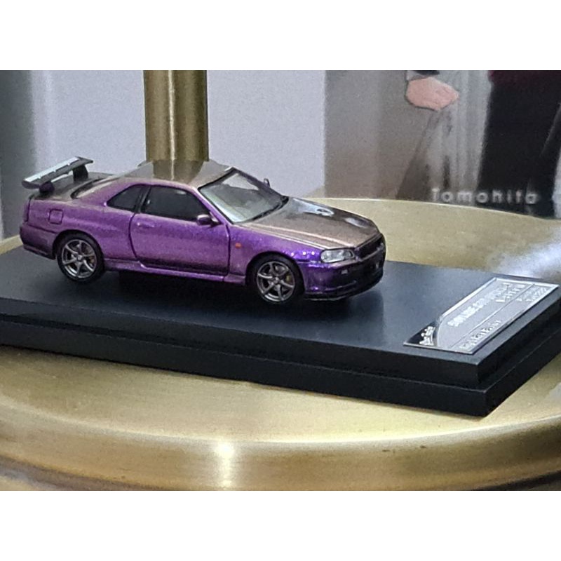 Jual 1 64 Stance Hunters R34 Skyline GT-R Midnight Purple | Shopee ...