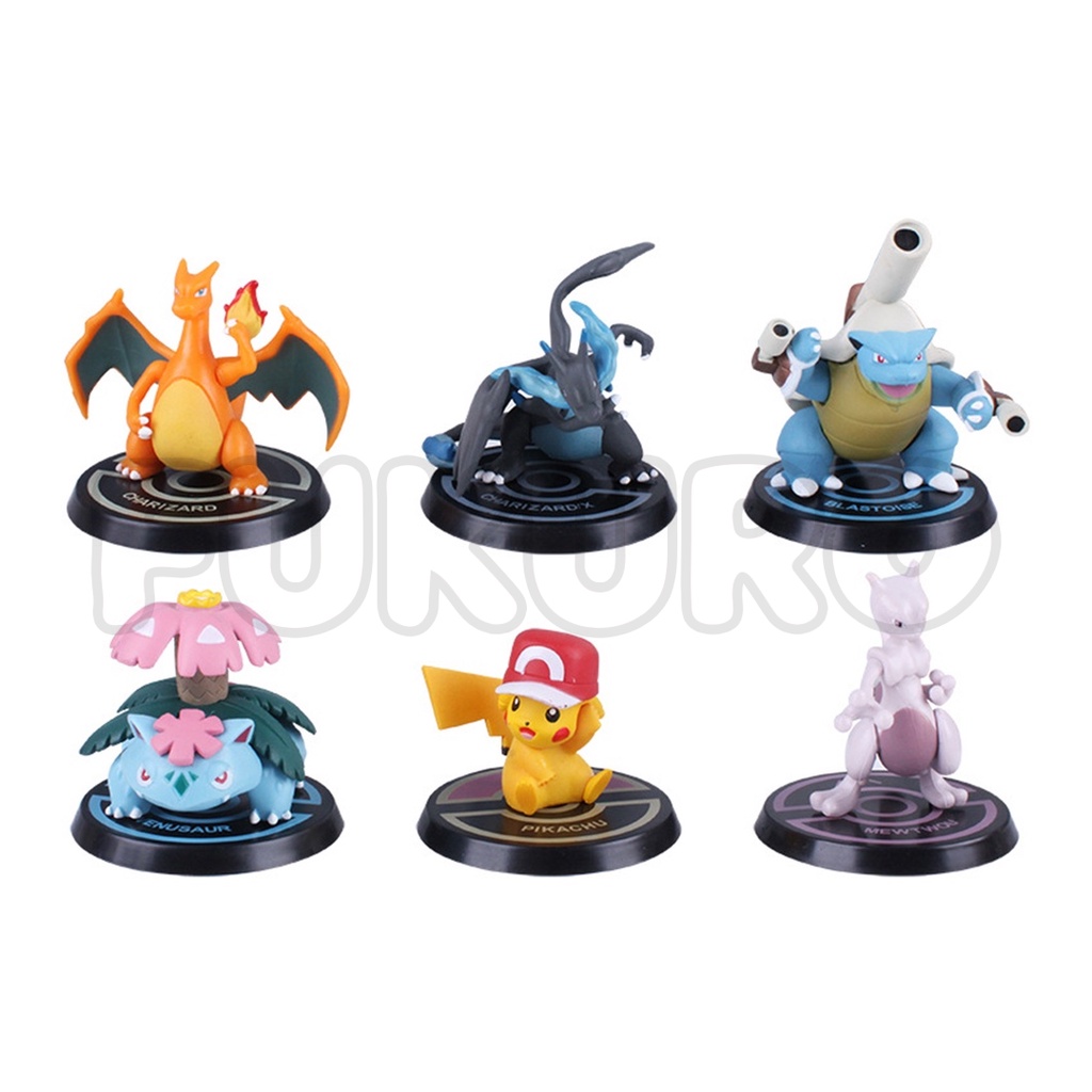 Jual Action Figure Pokemon Mega Evolutions: Charizard X, Charizard Y ...