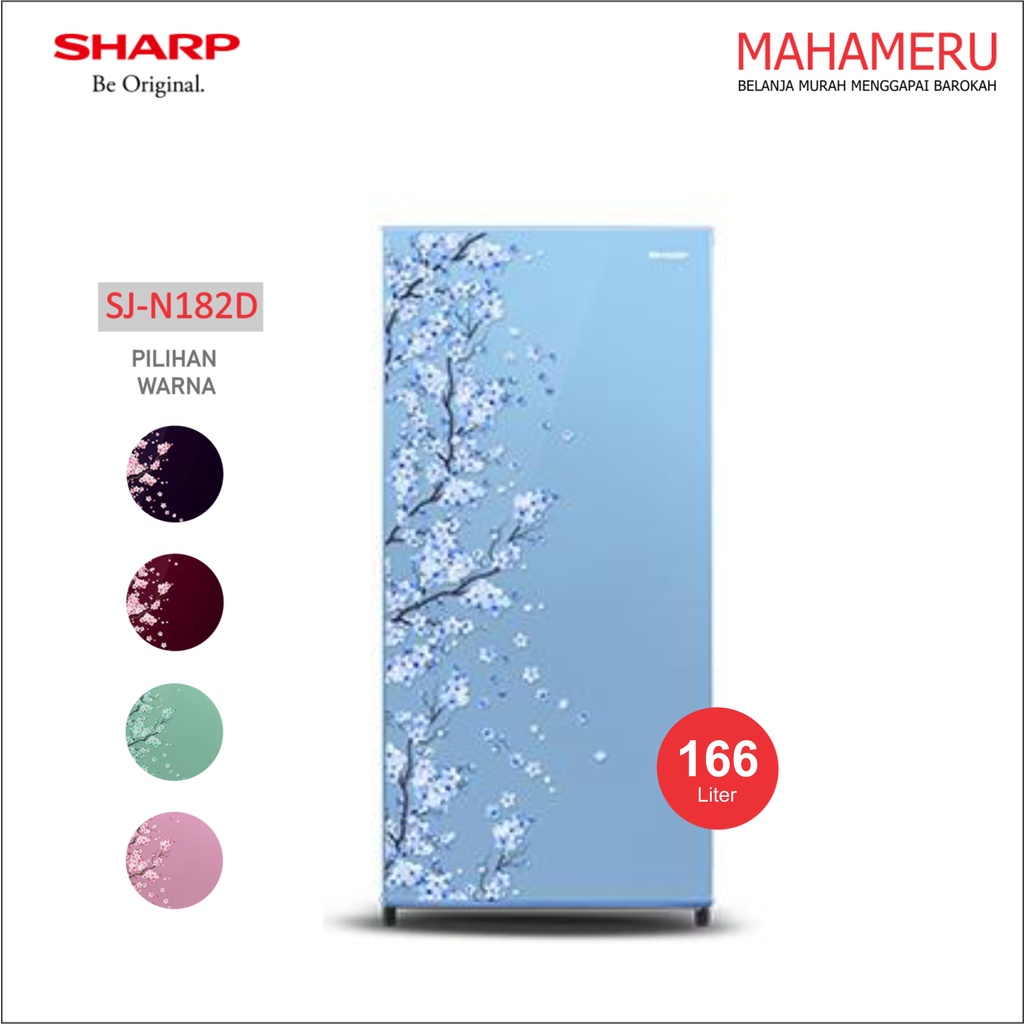 Jual Kulkas 1 Pintu SHARP SJ-N182D SB | Shopee Indonesia