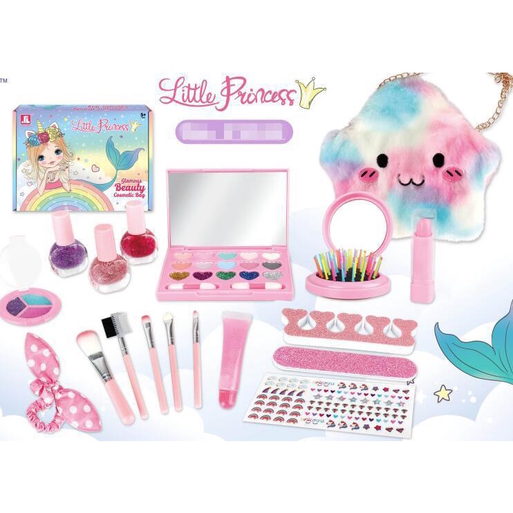 Jual Mainan make up anak lengkap dengan tas star makeup set 19pc ...