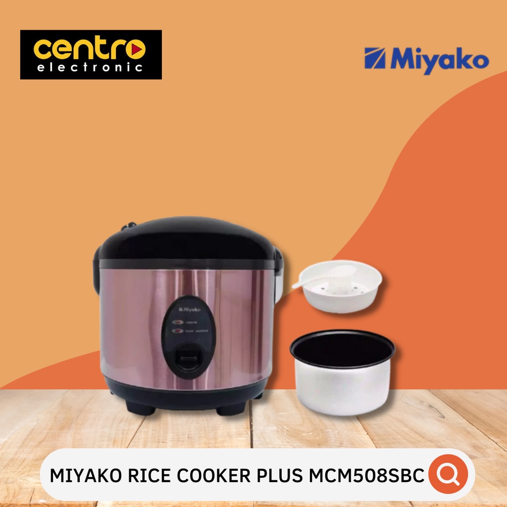 Jual MIYAKO RICE COOKER PLUS MCM508SBC | Shopee Indonesia