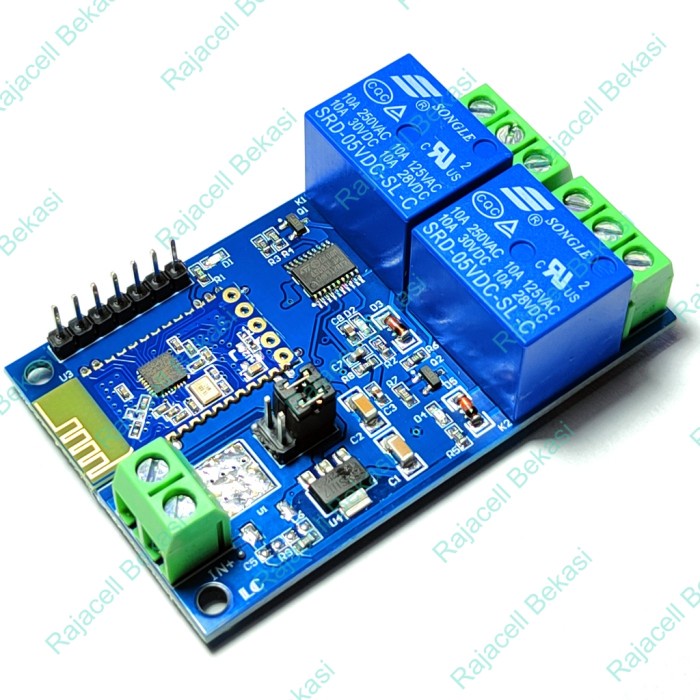 Jual Bluetooth Relay Module 2 Channel 5V 12V Control Switch via ...