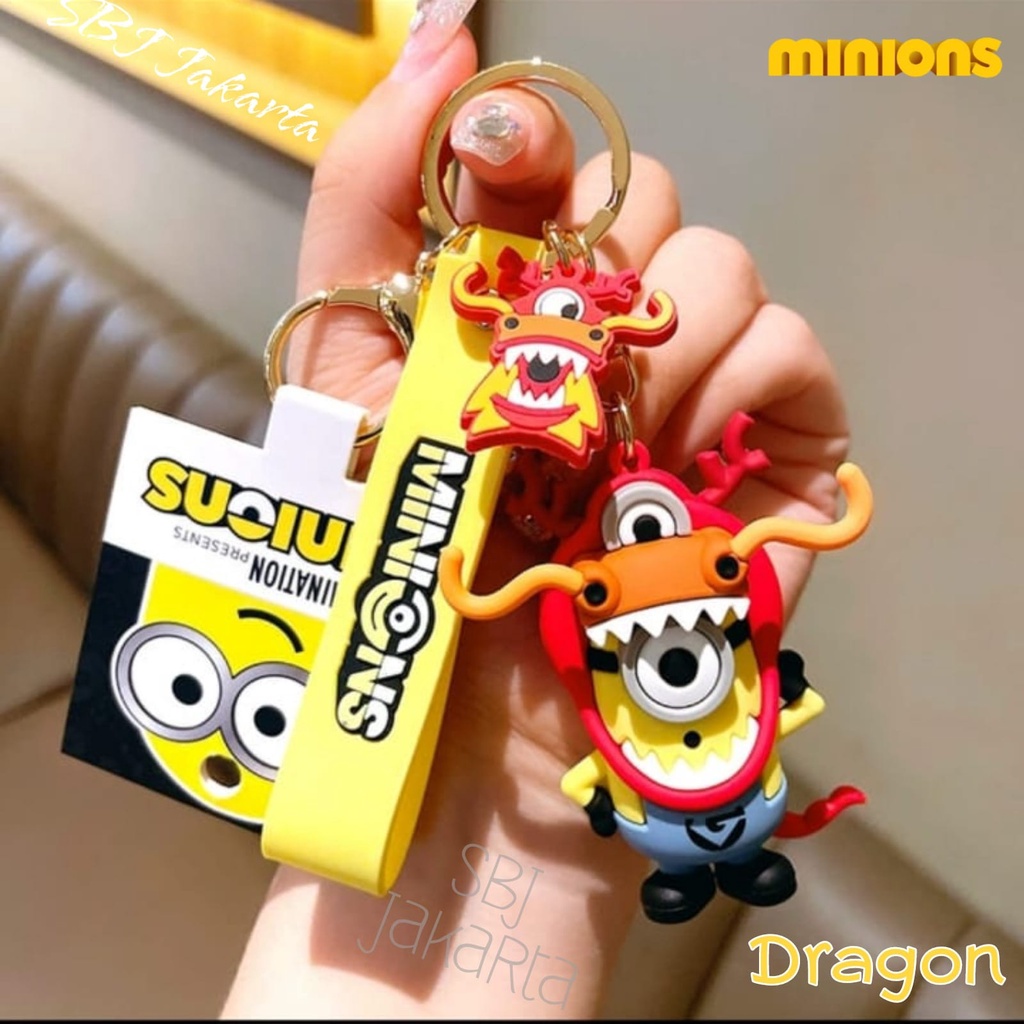 Jual Gantungan kunci Keychain ORIGINAL LISENSI minion shio snoopy momo ...