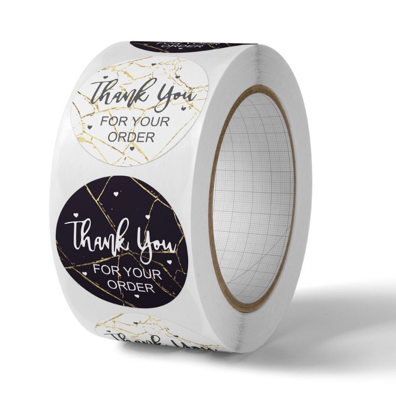 Jual STIKER THANK YOU GRADASI EMAS | Shopee Indonesia