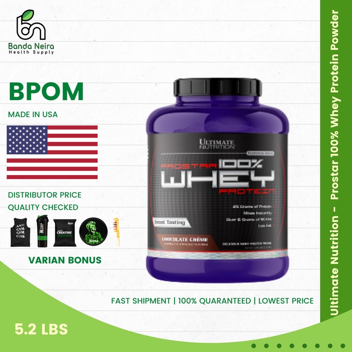 Jual UN Ultimate Nutrition Prostar Pro Star 100% Whey Protein Powder ...