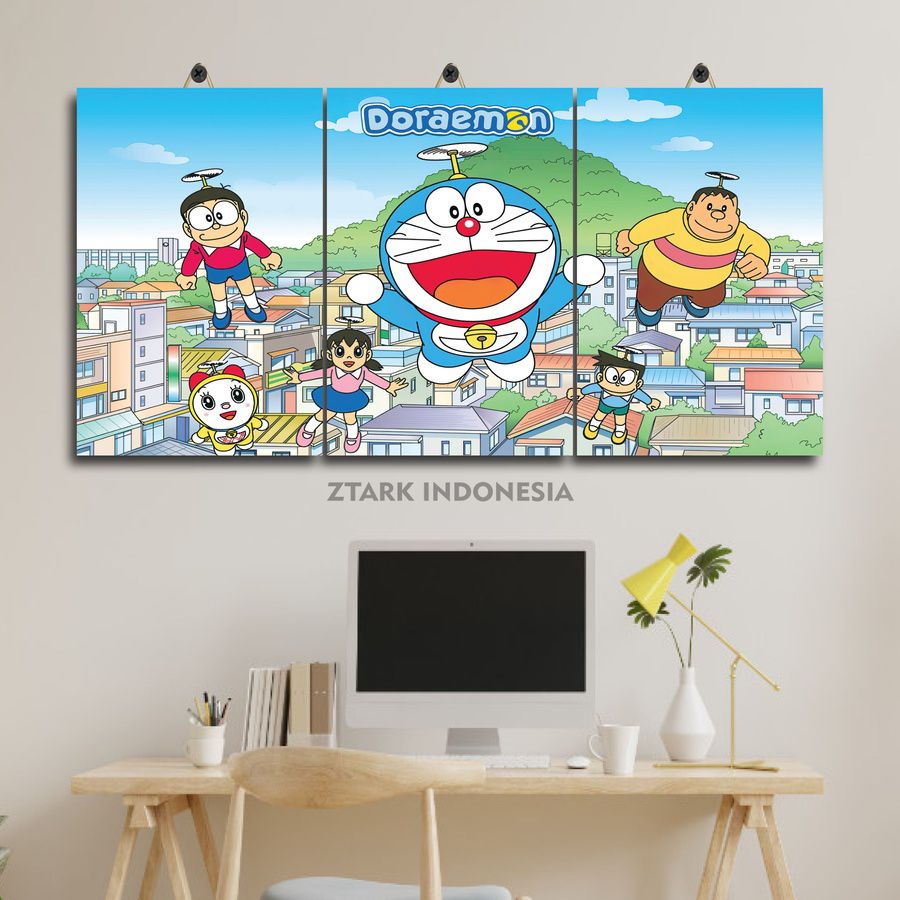 Jual POSTER KAMAR COWOK STAND BY ME DORAEMON 60X30 MULTIPANEL 0FZCL ...