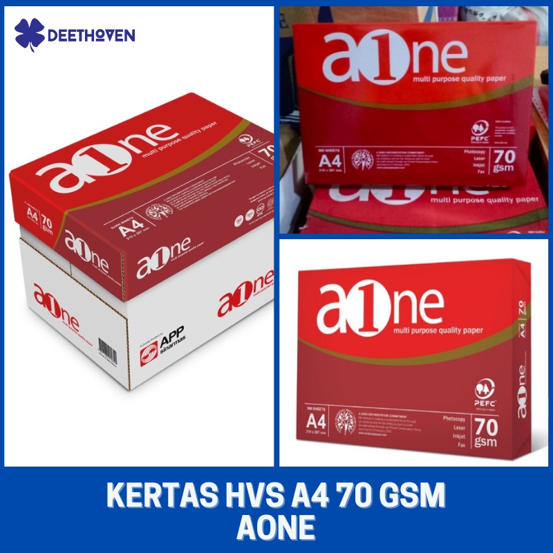 Jual KERTAS HVS A4 70 GSM - AONE | Shopee Indonesia