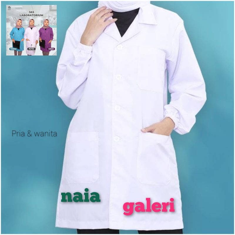 Jual JAS LABORATORIUM LENGAN PANJANG / JAS LAB / JAS PRAKTEK DOKTER ...