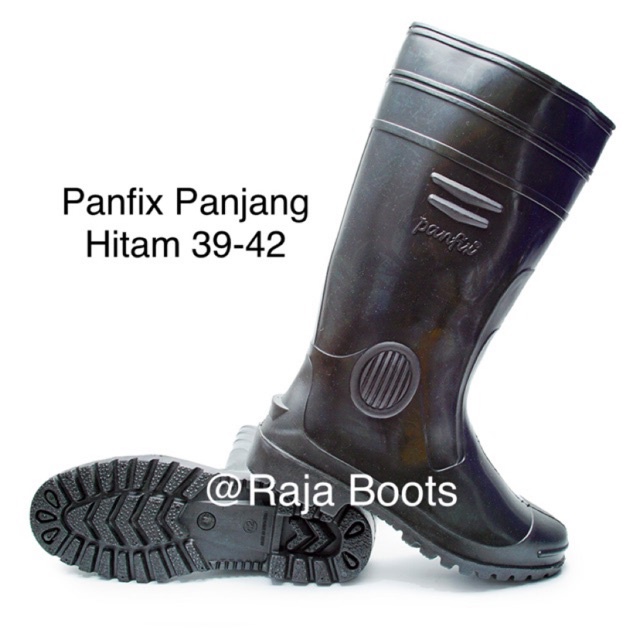 Jual Sepatu Boot Panjang Panfix Hitam | Shopee Indonesia