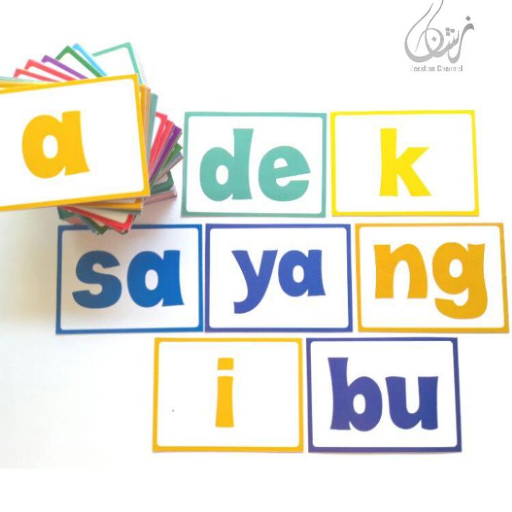 Jual Stok Terbatas Flash Card Belajar Membaca Suku Kata | Shopee Indonesia