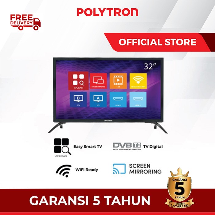 Jual POLYTRON SMART DIGITAL TV 32 Inch PLD 32MV1859 | Shopee Indonesia