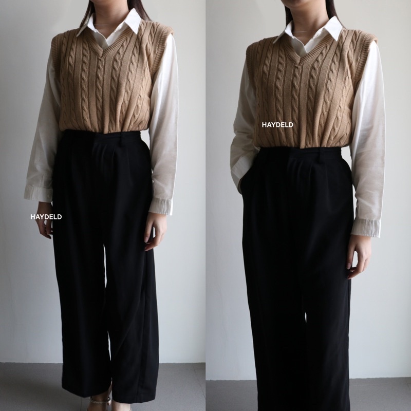 Jual HAYDELD - Anled Vest | Rompi Knit Premium | Rompi Rajut Wanita ...