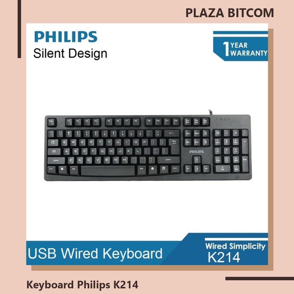 Jual Keyboard Philips K214 | BITCOM PLAZA | Shopee Indonesia