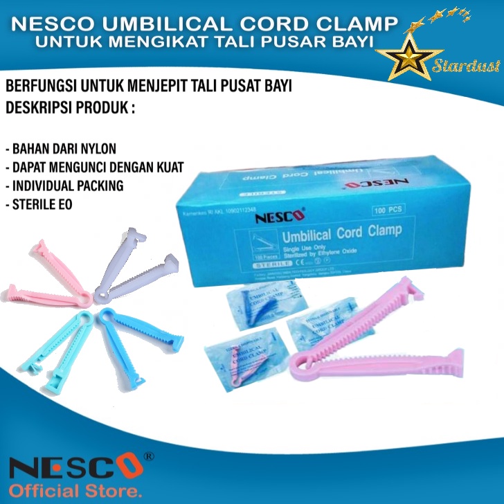 Jual Umbilical Cord Clamp - Penjepit Tali Pusat Bayi - Klem Tali Pusar ...