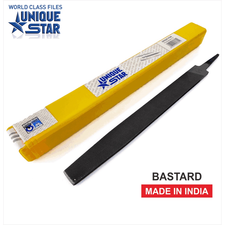 Jual UNIQUE STAR Flat File Bastard 12 Inch - Kikir Flat Kasar - INDIA ...