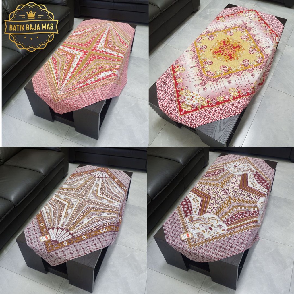 Jual Taplak Meja Tamu Motif Batik Ukuran 110 x 105 Sekolah Ruang Guru ...