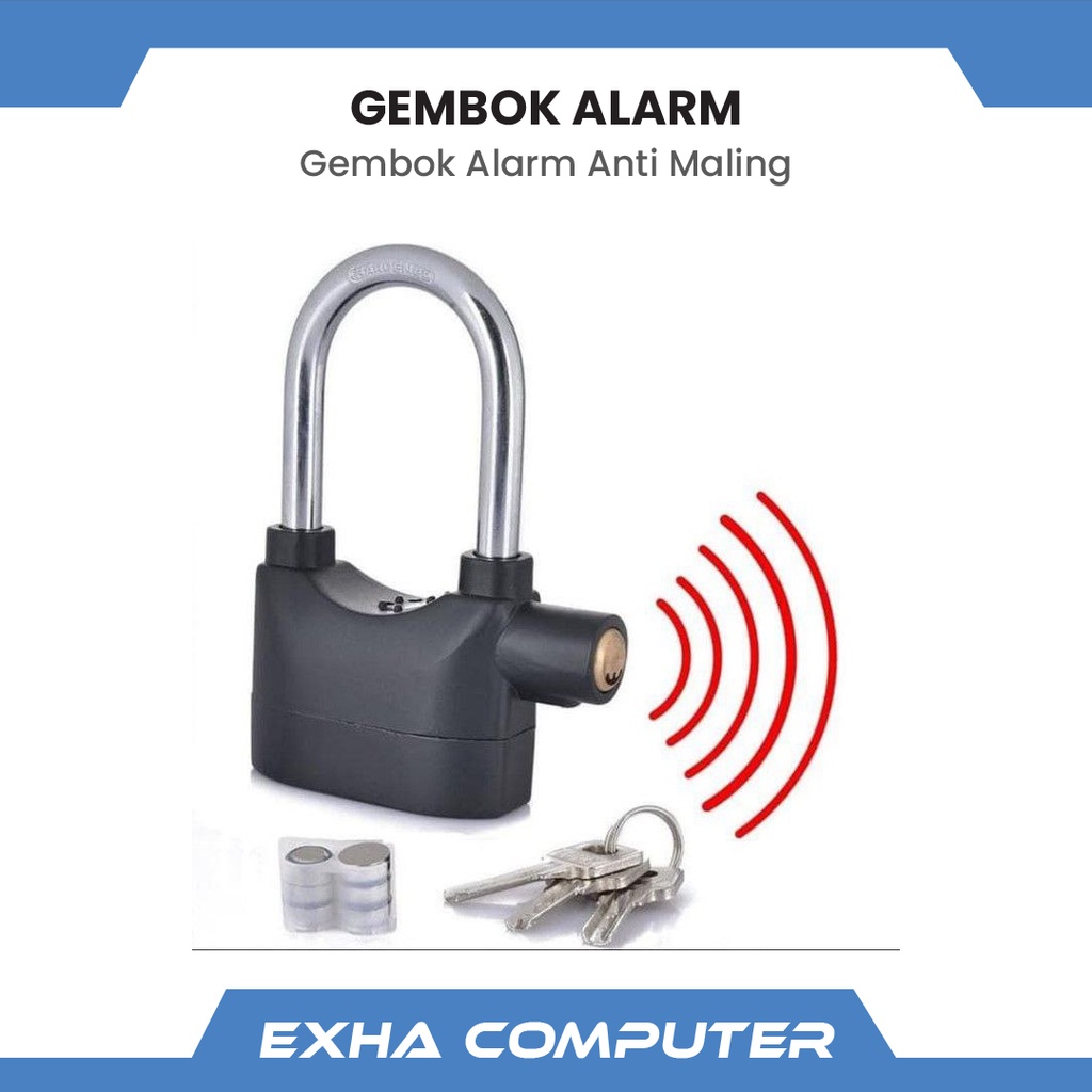 Jual GEMBOK PINTU ALARM ANTI MALING | Shopee Indonesia