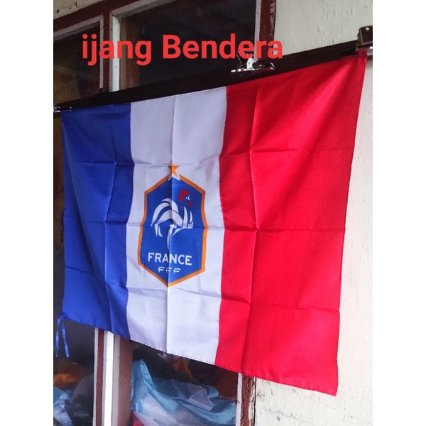 Jual BENDERA FRANCIS LOGO 1,4 METER X 90CM | Shopee Indonesia