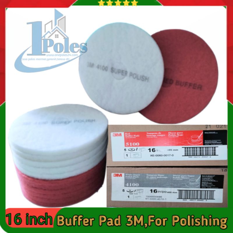 Jual Buffing Pad,Pad Polisher untuk mesin Polisher 16 inch | Shopee ...