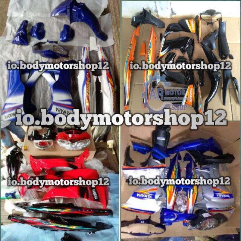 Jual full set body halus Jupiter z cw / Jupiter lama biru putih ...
