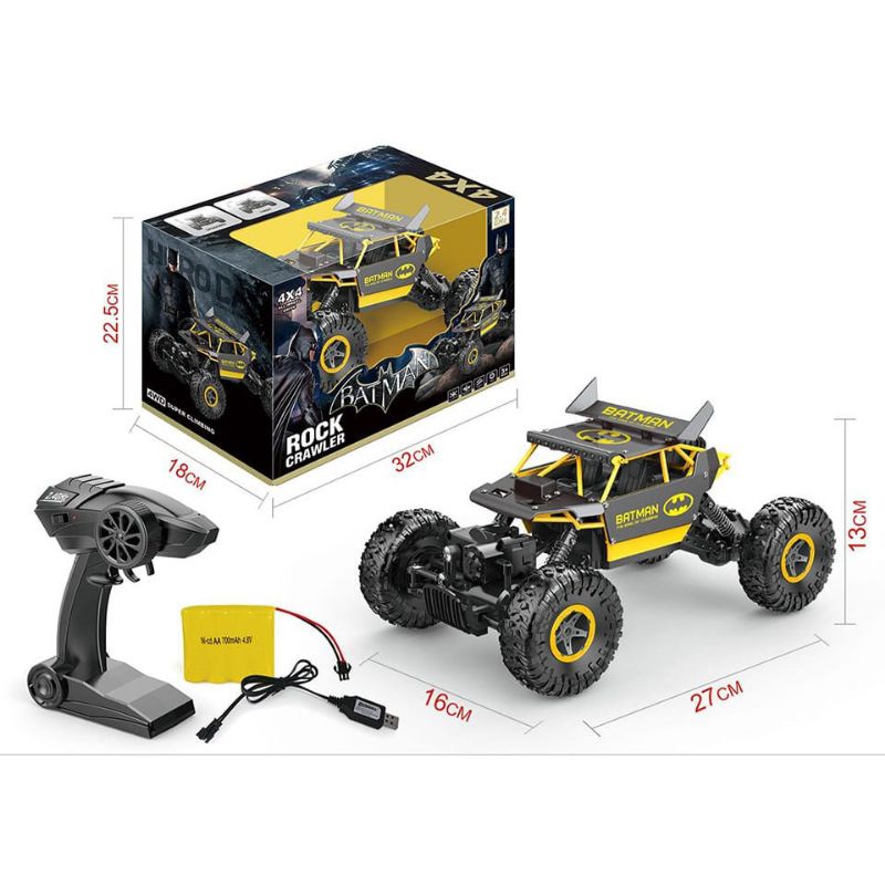 Jual mobil remote control rock crawler rc off road mobil batman remote ...